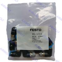 China QSL-1/4-6 QSL-1/4-6-100 QSL-1/4-8 QSL-1/4-8-50 Festo QSL Series Push-in L-Fitting for sale