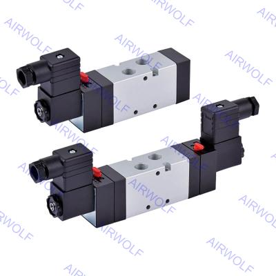 China Mindman MVSE2-300-4E1 MVSE2-300-4E2 MVSE2-300-4E2C, R 5/2 way  5/3 way Solenoid Valve G1/4 for sale