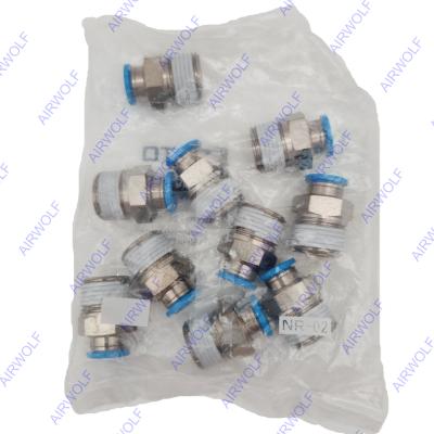 China Festo QS-1/4-10 QS-1/4-10-50 QS-1/4-12 QS-1/4-12-20 QS-3/8-6 QS Series Push-in Fitting for sale