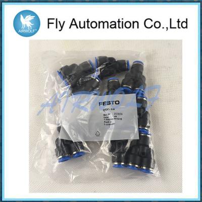 China QSY-10 153151 Pneumatic Tube Fittings Male Thread With External Hex Low Corrosion Stress for sale