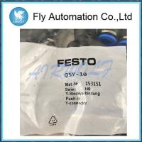 China QSY-10 153151 Pneumatic Tube Fittings Male Thread With External Hex Low Corrosion Stress for sale