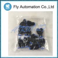 China Plastic Festo Push In Connector QSY-10-8 153155 Reducing Outlets Black Color for sale