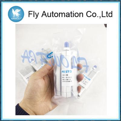 China Silvery Pneumatic Air Cylinders ADN-20-60-A-P-A 536352 Anodized Aluminum Based for sale