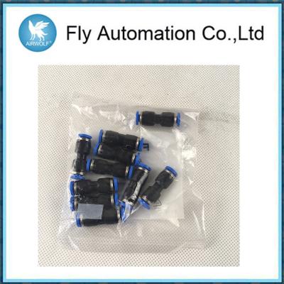 China Plastic Body Pneumatic System Components Push In Connector 4mm Size for sale