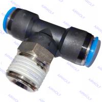 China QST-G1/8-6 QST-G1/8-6-100 QST-G1/8-8 QST-G1/8-8-50 Festo QST Series Push-in T-fitting for sale