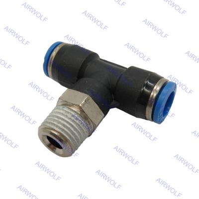 China QST-G1/4-10 QST-G1/4-10-50 QST-G1/4-12 QST-G3/8-8 QST-G3/8-8-50 Festo QST Series Push-in T-fitting for sale
