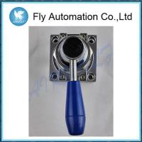 China Silvery 4H Series Pneumatic Hand Valve 4H230-08S 3 Position Spring Return for sale