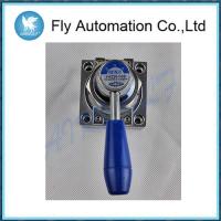 China Silvery 4H Series Pneumatic Hand Valve 4H230-08S 3 Position Spring Return for sale