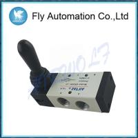 China 4H Series Hand Pull Valve Mid - Position Closed Push Button Valve 5/3 Way Lock Type for sale