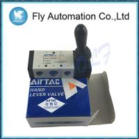 China 4H Series Hand Pull Valve Mid - Position Closed Push Button Valve 5/3 Way Lock Type for sale