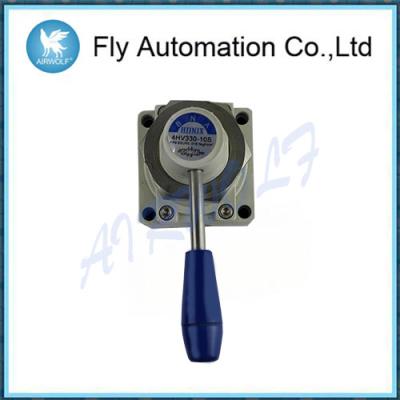 China Rotary Style Hand Lever Valve 4HV330-10S Pneumatic Toggle Switch Direct Acting Type for sale