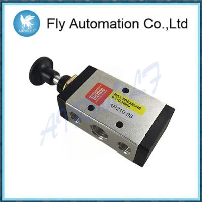 China Single Head Pneumatic Manual Valve 4R210-08 4R Series Hand Draw Valve for sale