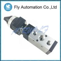 China Aluminium Alloy 5/2 Way Pneumatic Manual Valve Compressed Air Fluid for sale