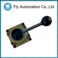 China Manual Pneumatic hand valve HV-02 HV-03 HV-04 HV 3 Position 4 Way Pneumatic Hand Rotary Valve for sale