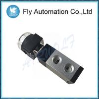 China Aluminium Alloy Pneumatic Manual Valve MSV98322TB 3/2 Way Palm Button for sale