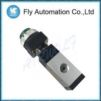 China Aluminium Alloy Pneumatic Manual Valve MSV98322TB 3/2 Way Palm Button for sale