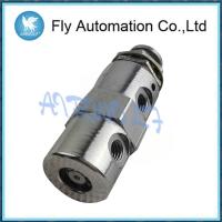 China Push Button Type aluminium alloy  Pneumatic Manual Valve TAC-2P TAC-3P TAC-4P TAC-4PP Nickel Plated for sale