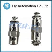 China Push Button Type aluminium alloy  Pneumatic Manual Valve TAC-2P TAC-3P TAC-4P TAC-4PP Nickel Plated for sale