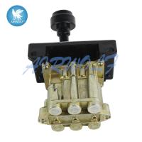 China Silver Aluminum Alloy Dump Truck Valve / 6CV-D Tipper Controls Six Hole for sale