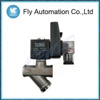 China High Pressure Timer Auto Water Solenoid Valve / 2 Way Stainless Steel Drain Valve for sale