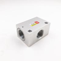 China Finger Reversing Pneumatic Manual Valve Straight Stroke ST-25 Shuttle Valve for sale