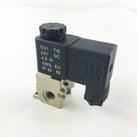 China AC220V 5/2 Way Pilot Operated Dc Valve Normal Closed Type Brass Body Material for sale