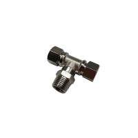 China Gas Pipe Nitrogen Connection Compression Tube Fittings Middle Threaded Joint for sale
