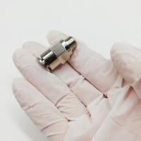 China Push In Quick Connect Air Fittings Pneumatic Pipe Fittings Copper Nickel Plating for sale