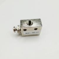 China Pilot Controlled Pneumatic Manual Valve 3/2 Way Nickel Brass 1/8 Inch Actuator for sale