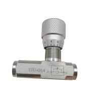China Unidirectional Throttle STU Check Air Flow Control Valves for sale