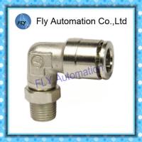 China 90 degree right angle can be rotated Pneumatic Tube Fittings PL series for sale