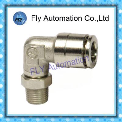China 90 degree right angle can be rotated Pneumatic Tube Fittings PL series for sale