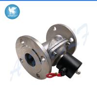 China Normally Closed Flanged Stainless Steel Solenoid Valve for sale