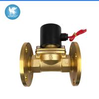 China Normally Closed Flanged Stainless Steel Solenoid Valve for sale