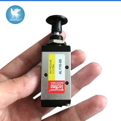 China 4L Series 5/2 Way Push Pull Air Control Valve 4L210-08 4L110-06 4L310-08 for sale