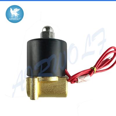 China Brass 2W025-08 AC220V DC24V Water Solenoid Valves for sale