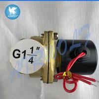 China 2W350-35 1 1/4 Inch Water Solenoid Valves 2 Position 2 Way AC220v for sale