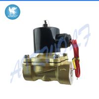 China AC220V DC24V Brass Solenoid Valves Water UW-10 UW-15 UW-20 UW-25/35/40/50 for sale