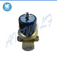 China AC220V DC24V Brass Solenoid Valves Water UW-10 UW-15 UW-20 UW-25/35/40/50 for sale