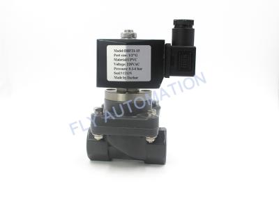 China PVC Anti Corrosion FKM Pneumatic Solenoid Valves DHF21-15 DC24V for sale