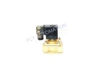 China Trap 20mm Pu220-06 Water Solenoid Valves 6 Points Normally Closed Brass for sale