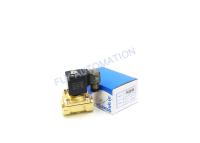 China Trap 20mm Pu220-06 Water Solenoid Valves 6 Points Normally Closed Brass for sale