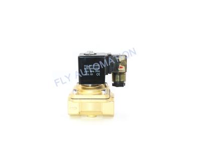 China Trap 20mm Pu220-06 Water Solenoid Valves 6 Points Normally Closed Brass for sale