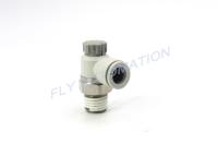 China AS2201F-01-10S Speed Control Valve With One Touch Fitting Elbow Type Lot Of 5 SMC Type for sale