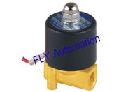 China 24V 2.5mm Orifice Unid 2 Way Brass Water Solenoid valves 2W025-06, 2W025-08, 2W040-10 for sale