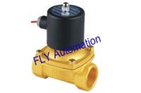 China EPDM or fluororubber 36V Unid 2 Ways Brass Zinc Alloy Water Solenoid Valves 2W350-35 for sale