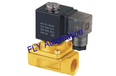 China Normally Closed Brass Zinc 2 way Water Solenoid Valve PU220-04,PU220-06,PU220-08 for sale