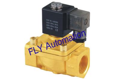 China EPDM or fluororubber Sealed Brass Zinc 2 way Electric Water Solenoid Valves PU220-06 for sale
