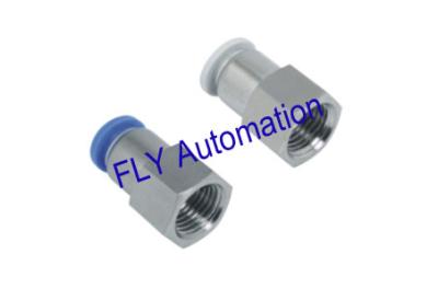 China PCF Pisco Female Straight One Touch Zinc Brass Pneumatic Tube Fittings for sale
