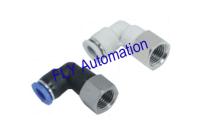 China Quick Clamp PLF Pisco Female Elbow Zinc Brass Metric Pneumatic Tube Fittings for sale